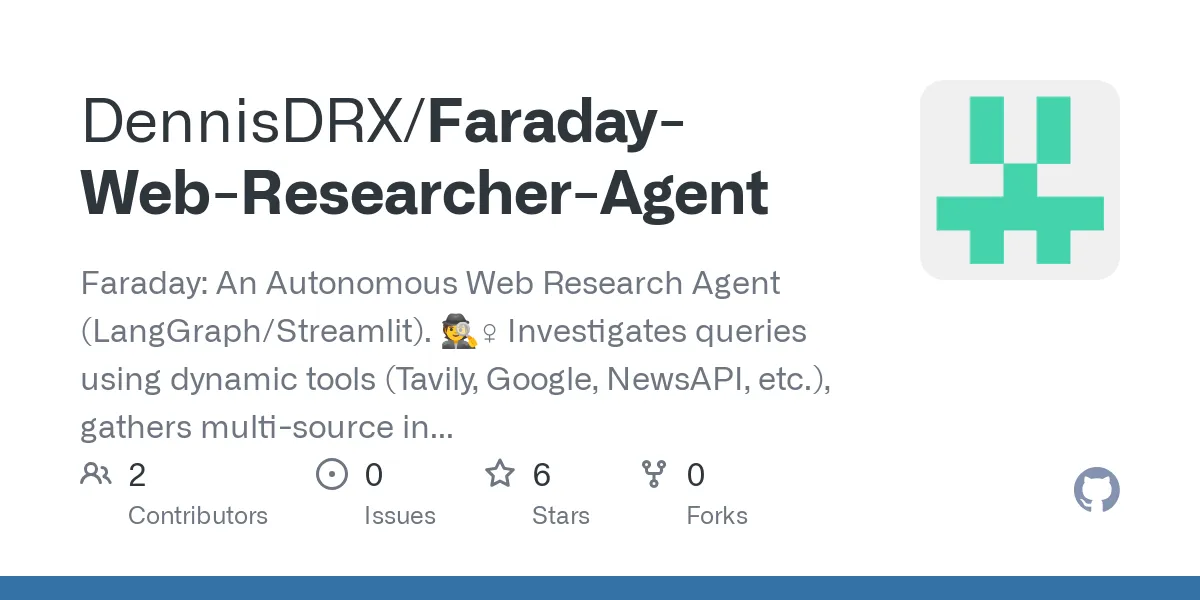 Faraday Web Researcher Agent | AI 기반 웹 연구 도구 | Creati.ai