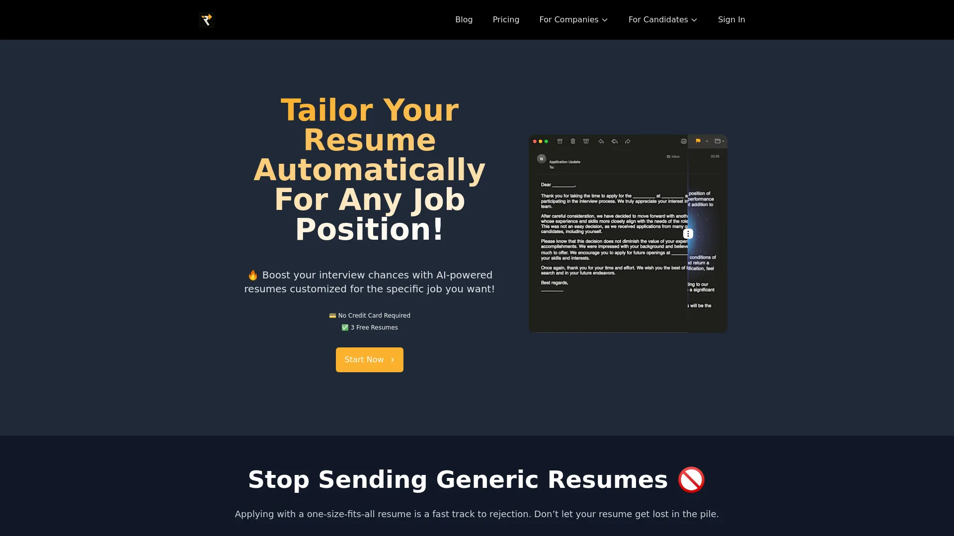 Fast Resume AI: Tailor Your Resume with AI | Creati.ai