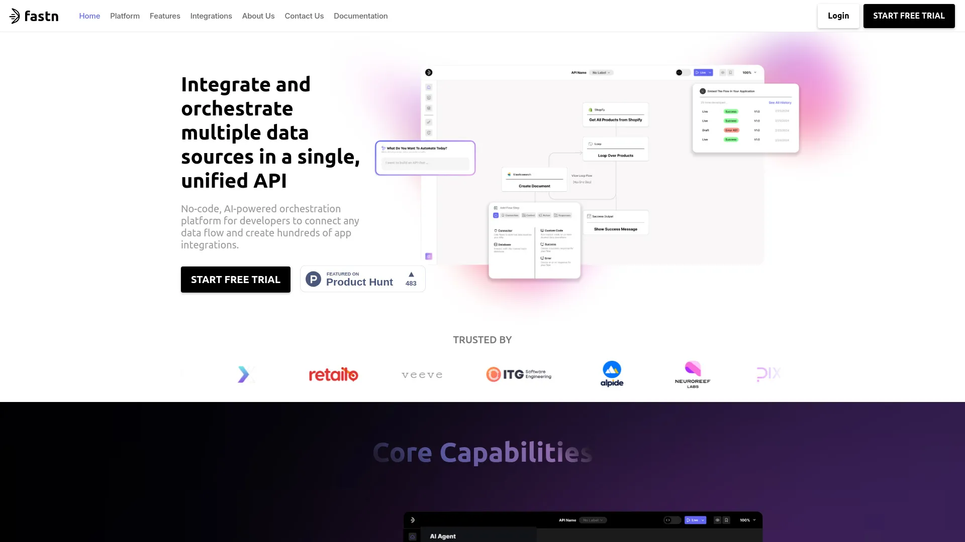 Fastn: No-Code AI Orchestration Platform for Developers | Creati.ai
