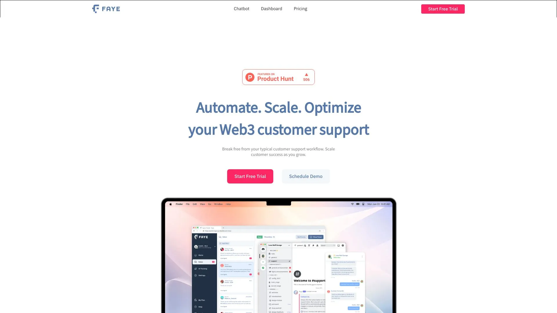 Faye: AI Helpdesk for Web3 Customer Success | Creati.ai