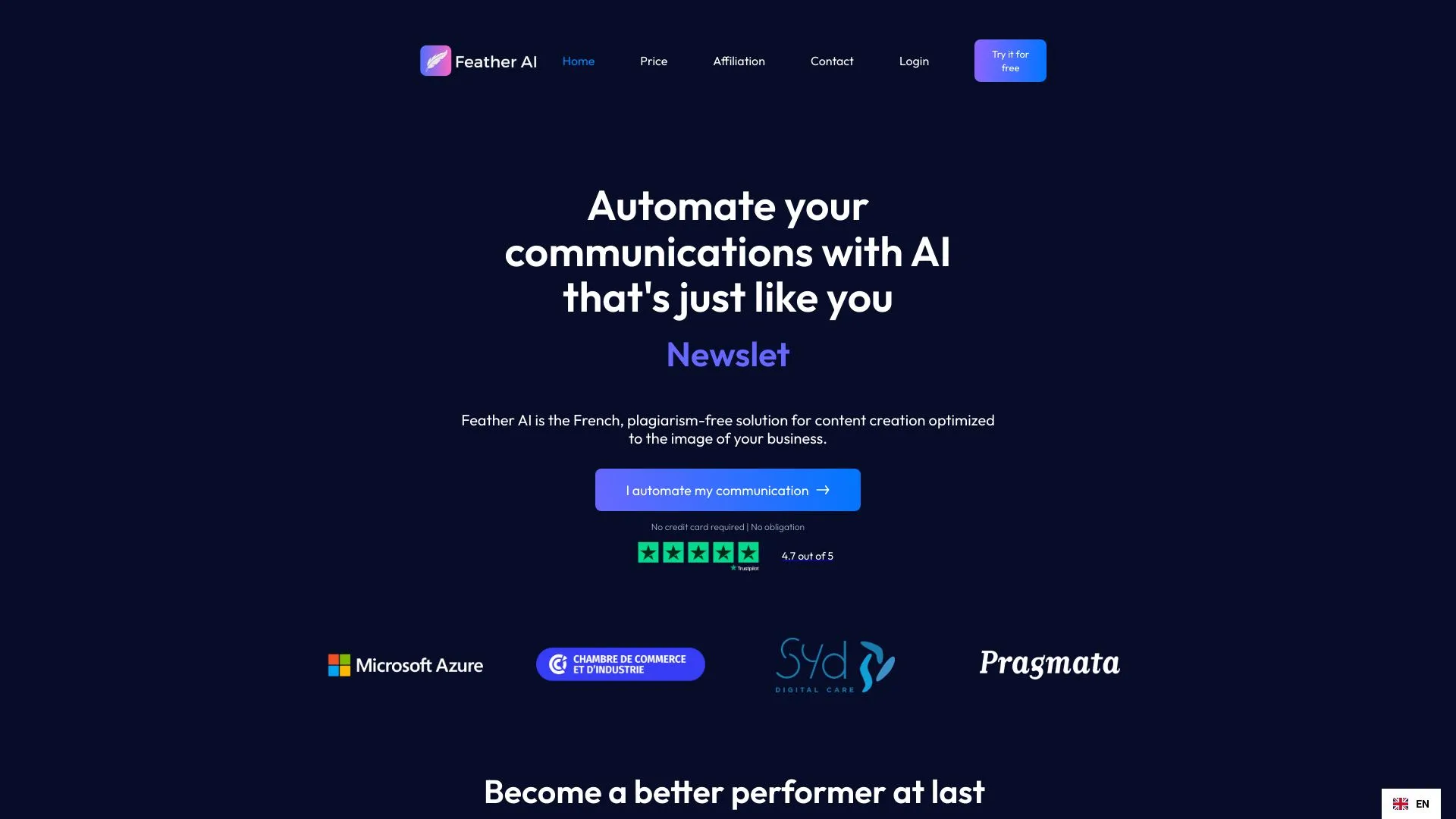 Feather AI - AI-Powered Content Creation | Creati.ai