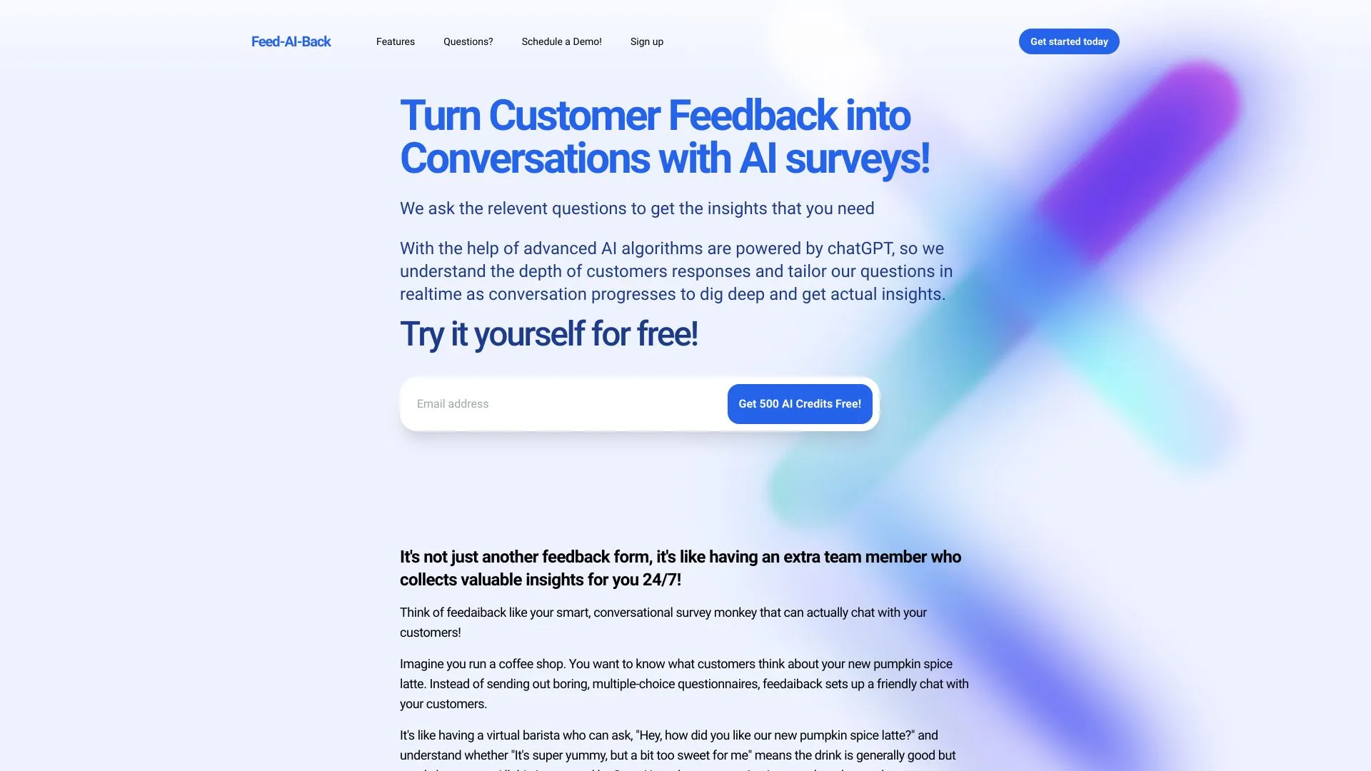 FeedAIback - Feedback e Insights de Usuário Impulsionados por IA | Creati.ai