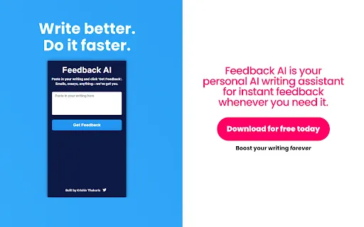 FeedbackAI - AI-Powered Writing Assistant for Instant Feedback | Creati.ai
