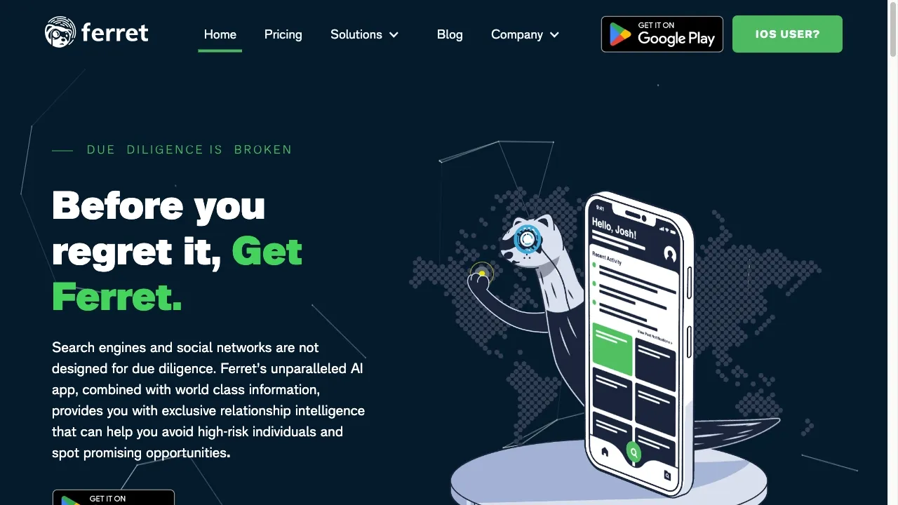 Ferret.ai - AI-Powered Relationship Intelligence | Creati.ai