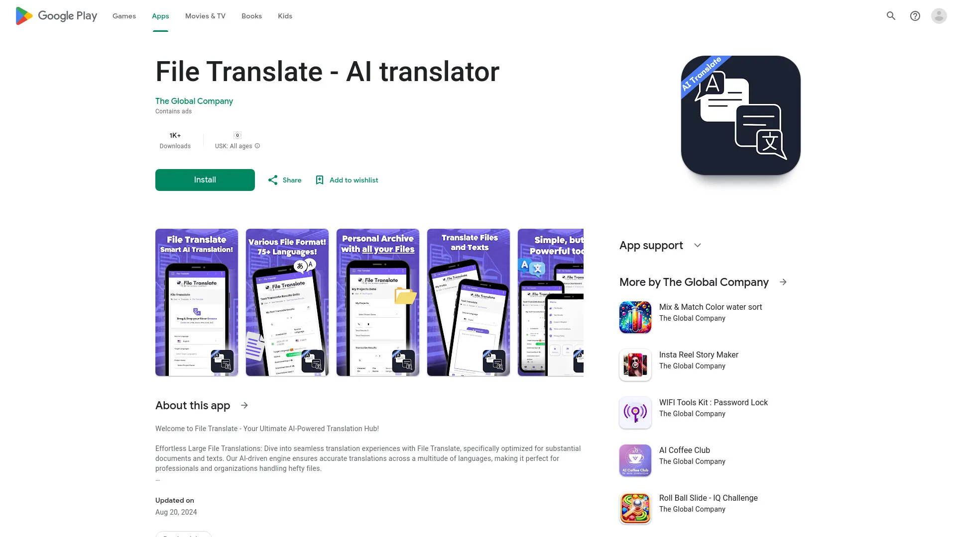 AI-powered File Translator for Document Translations | Creati.ai
