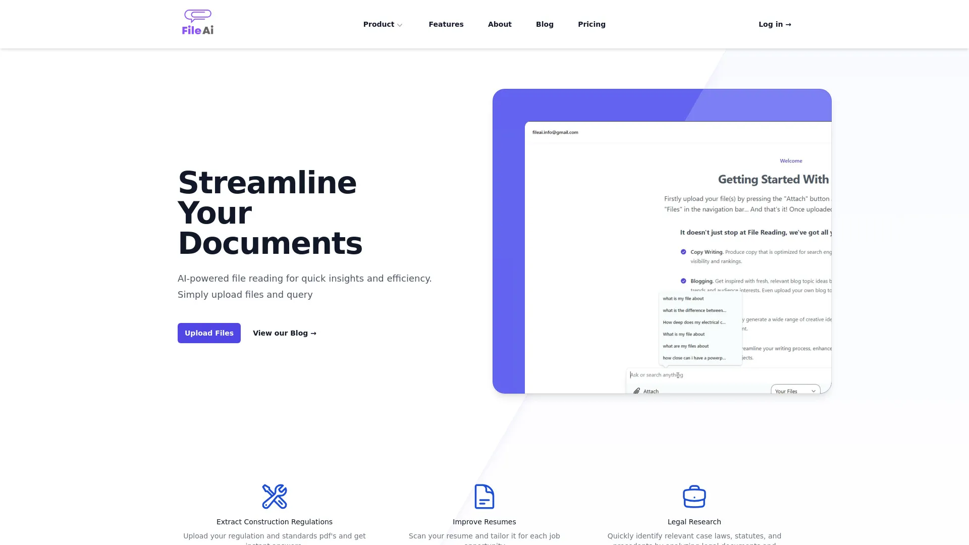 Streamline Your Document Analysis with File AI | Creati.ai