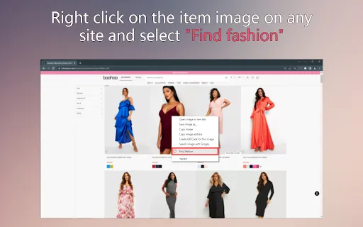 Find Fashion: Image-Based Clothing Search Extension | Creati.ai