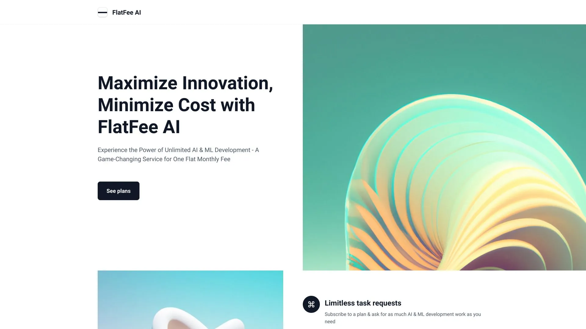 FlatFee AI: Unlimited AI/ML tasks with a flat fee. | Creati.ai
