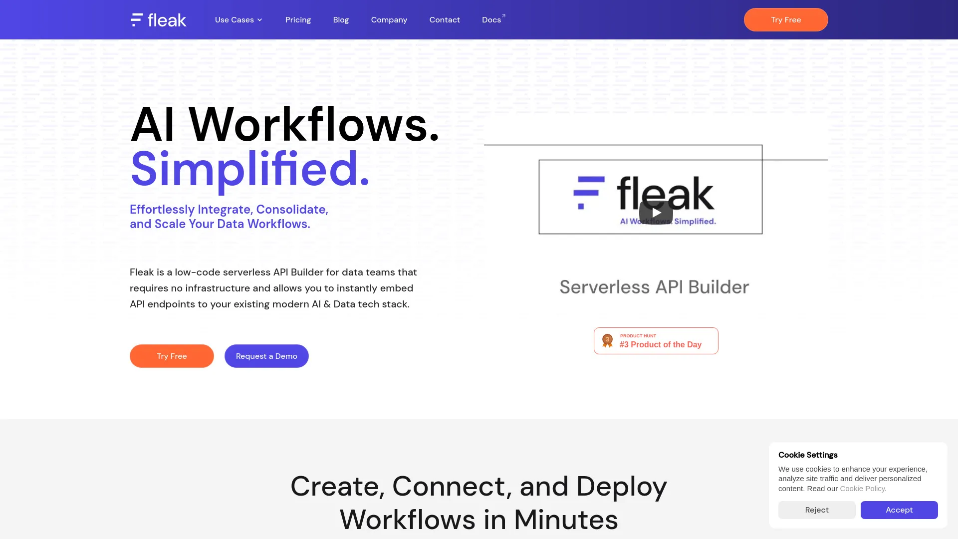Fleak - Simplified AI Workflow Automation for Data Teams | Creati.ai