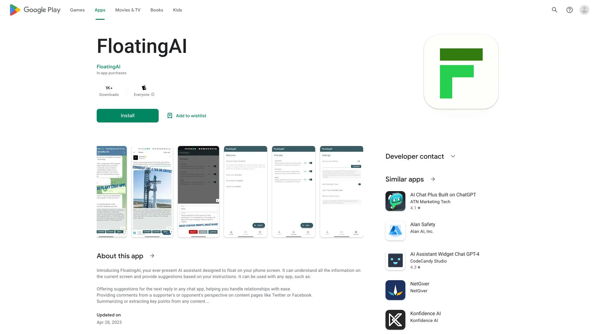FloatingAI: Your Smart On-Screen Assistant | Creati.ai