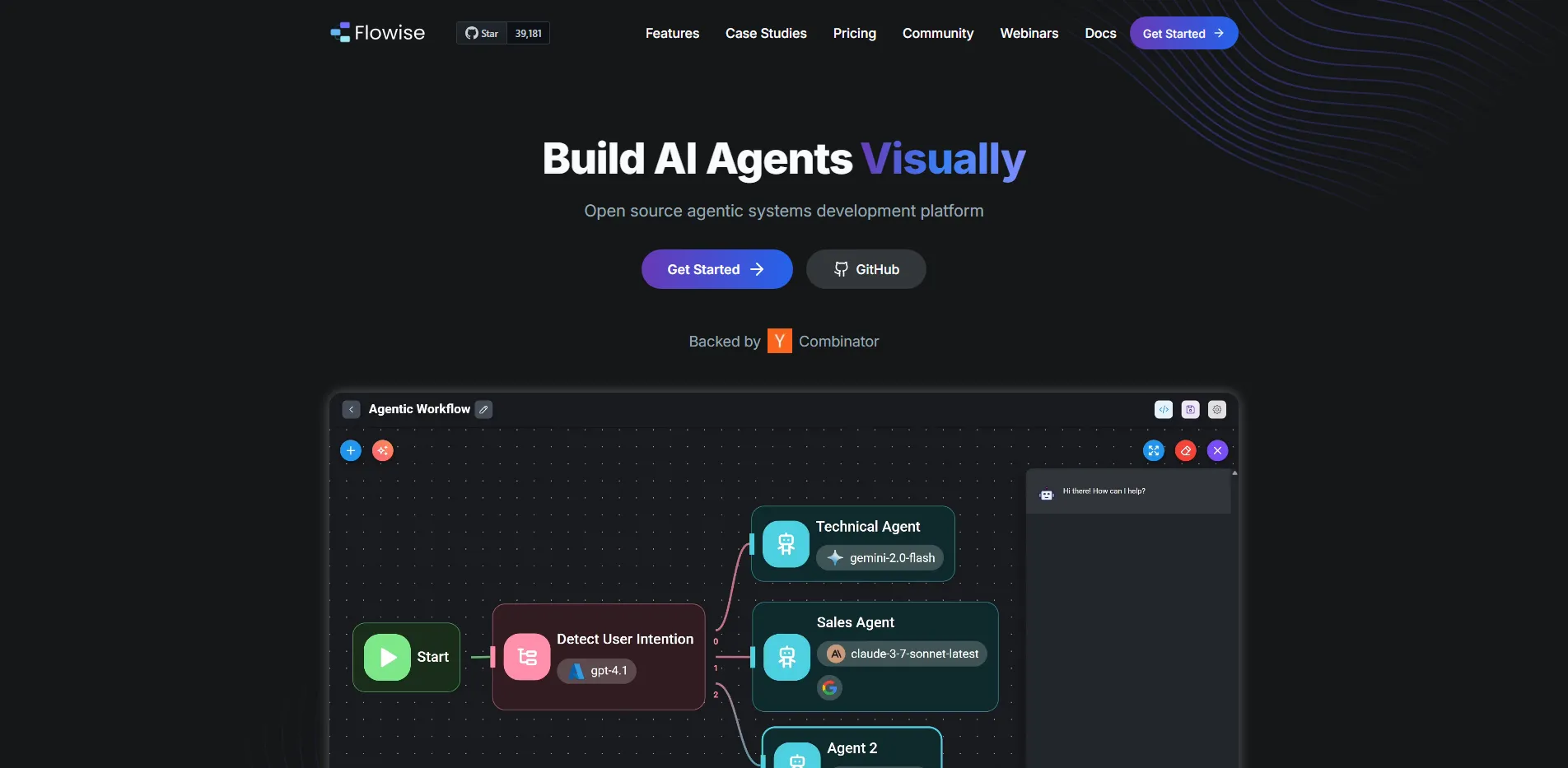 Agent AI Flowise - Simplifiez vos Flux de Travail AI | Creati.ai