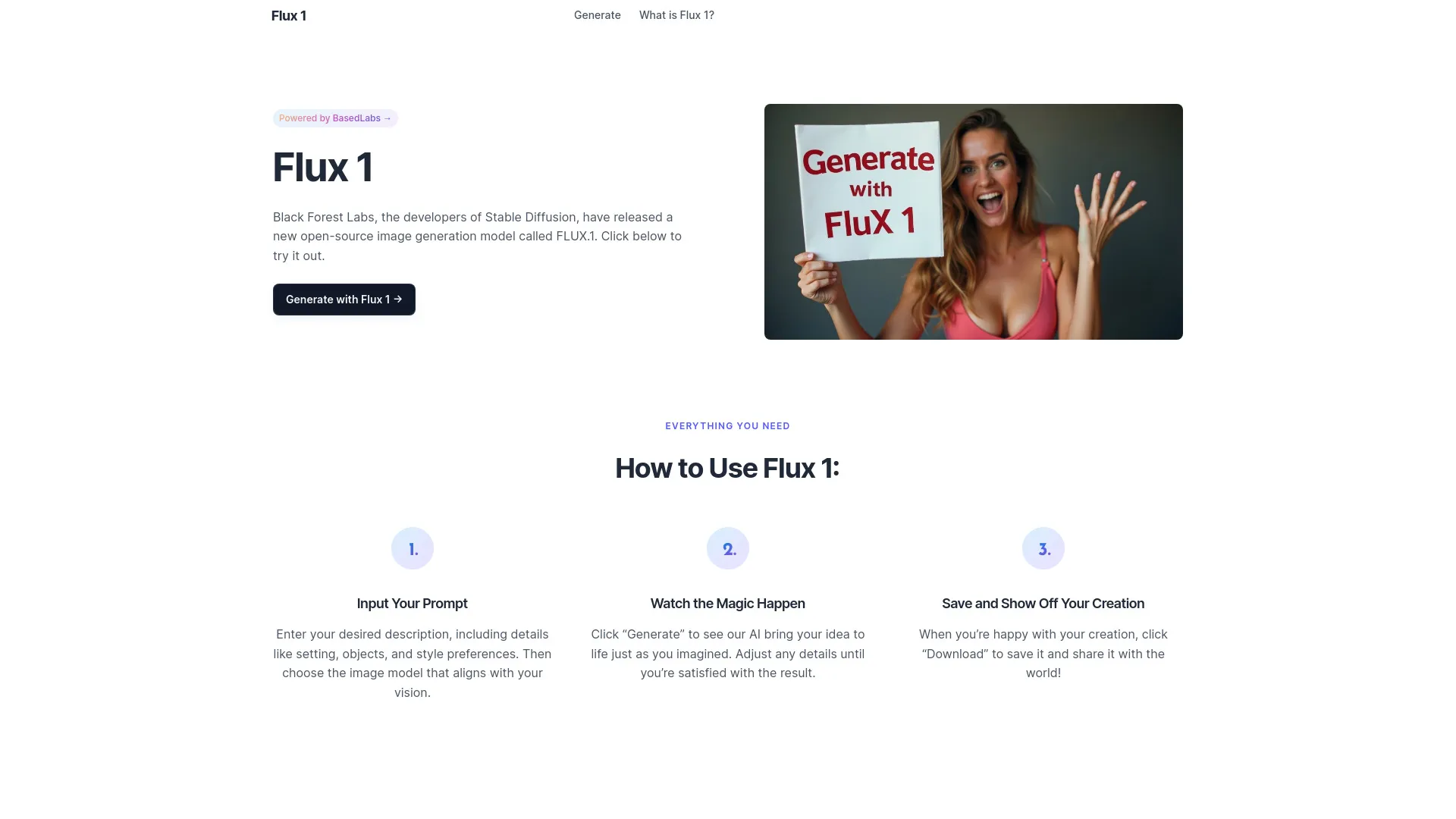FLUX.1 AI - Advanced Image Generation by Black Forest Labs | Creati.ai