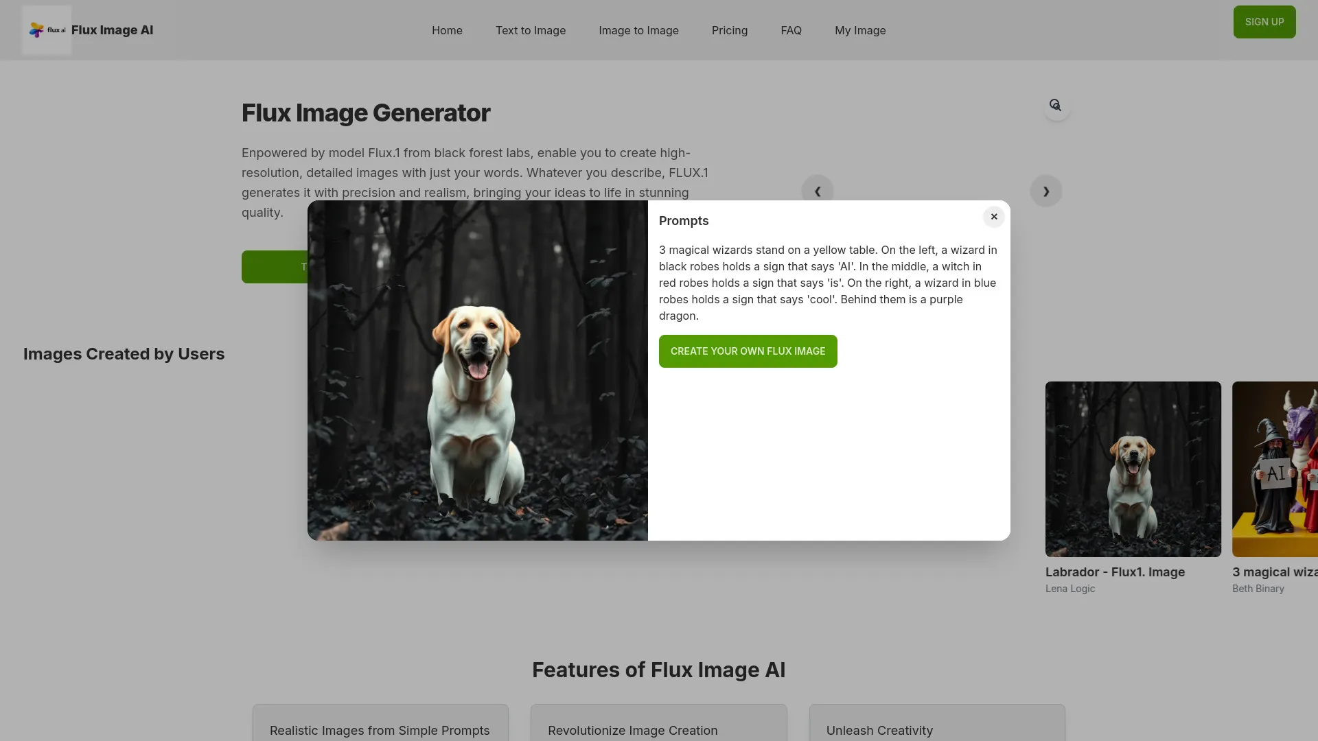 Flux Image AI Generator: Create Stunning High-Resolution Images | Creati.ai