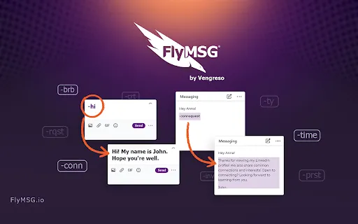 FlyMSG: Herramienta de Escritura IA y Autocompletado para Aumentar la Productividad | Creati.ai