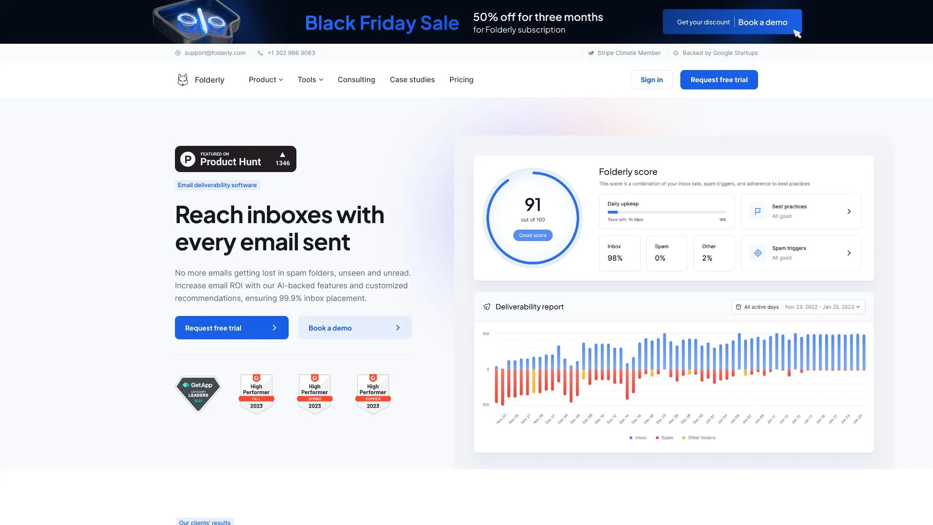 Folderly - Ensure Optimal Email Deliverability | Creati.ai