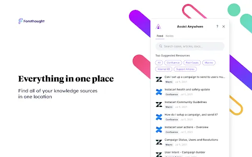 Forethought Assist: Herramienta de soporte al cliente impulsada por IA | Creati.ai
