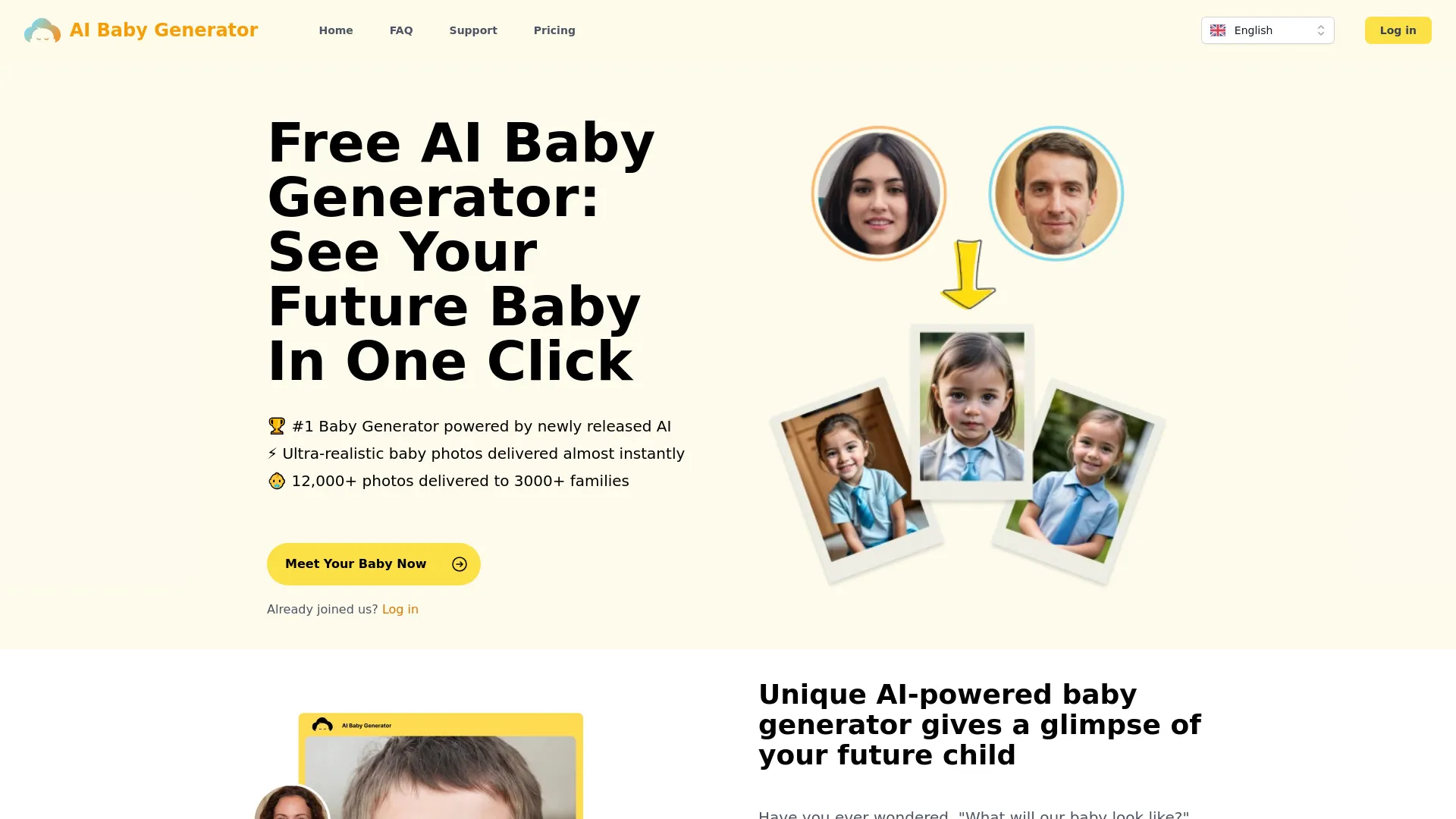AI Baby Generator – See Your Future Baby with AI in Seconds | Creati.ai
