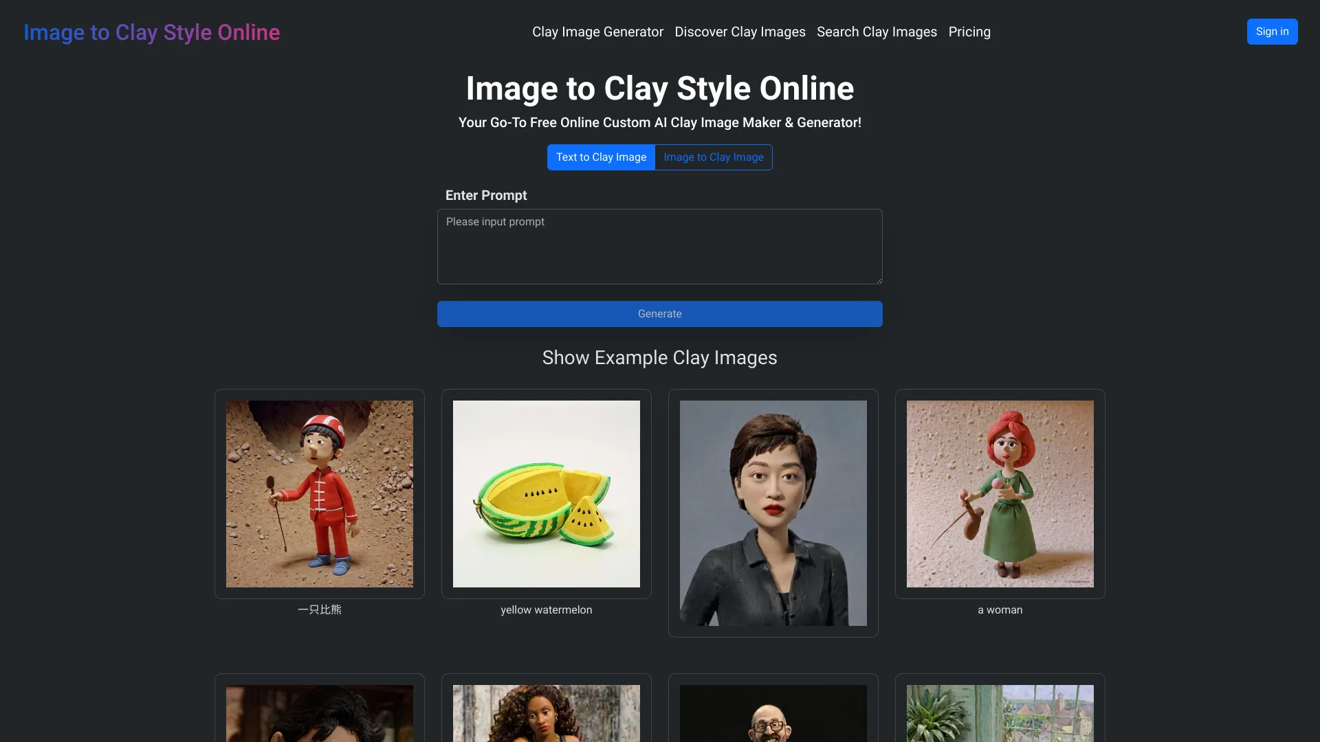 AI Clay Generator: Transform Photos to Comical Clay Characters | Creati.ai