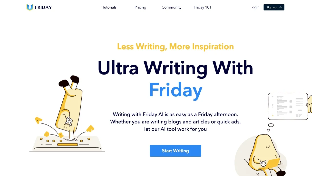 HeyFriday AI: Your Ultimate AI Writing Assistant | Creati.ai