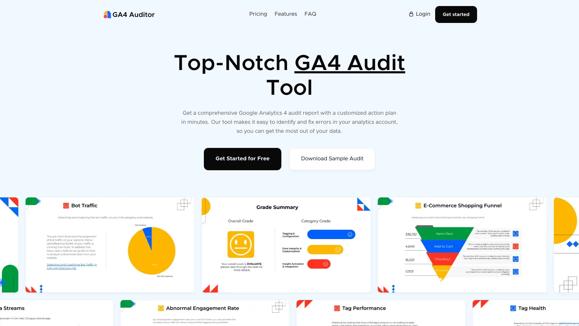 GA4 Auditor - Comprehensive Google Analytics 4 Auditing Tool | Creati.ai