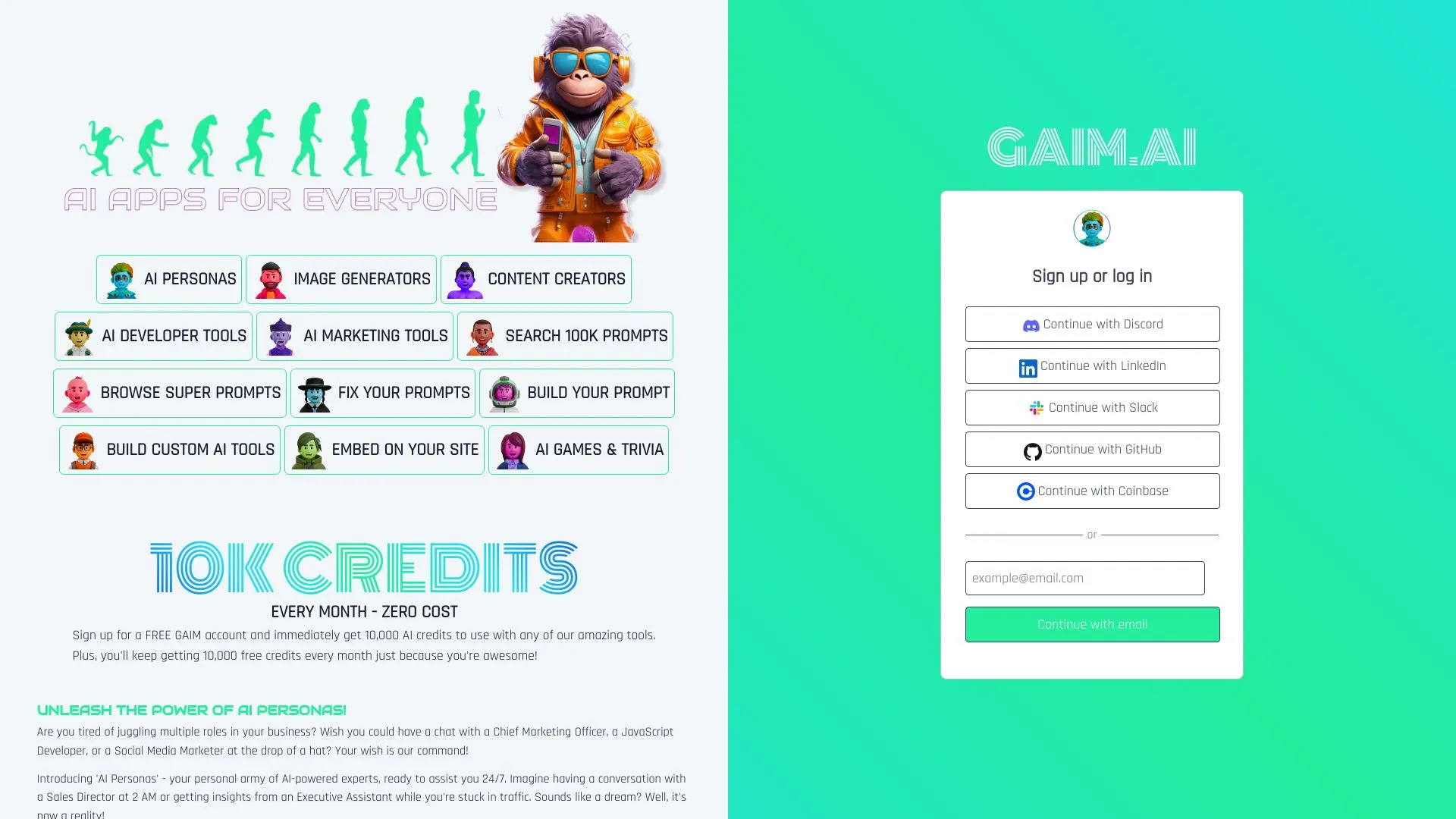 GAIM.AI - Transform Your Content with AI Tools | Creati.ai