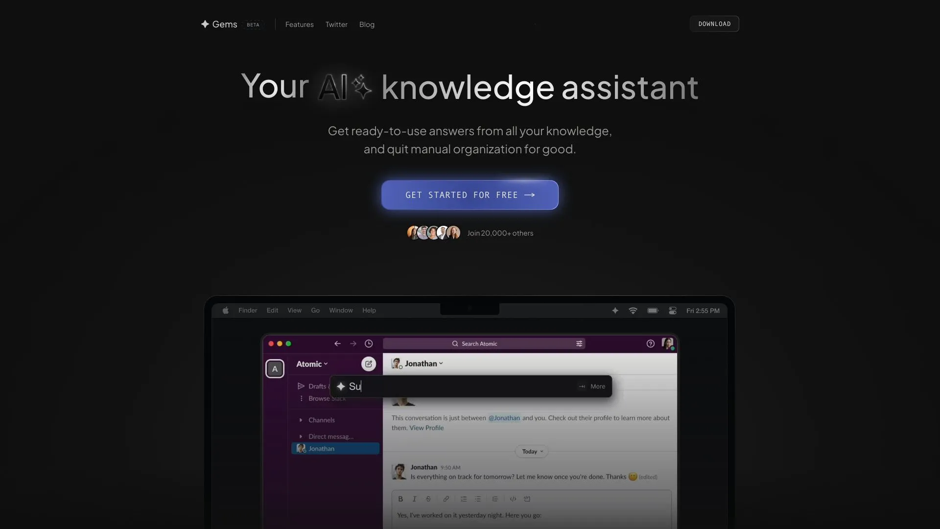 Gems - AI-Powered Knowledge Assistant | Creati.ai