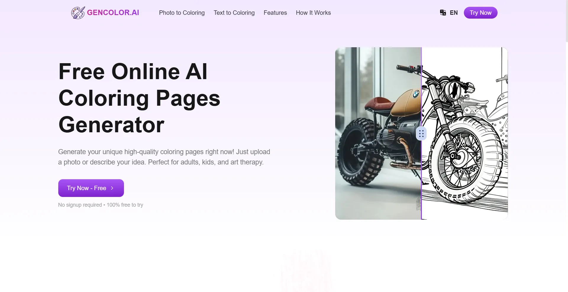 GenColor.ai: Gerador de Páginas para Colorir Online e Gratuito com IA ...