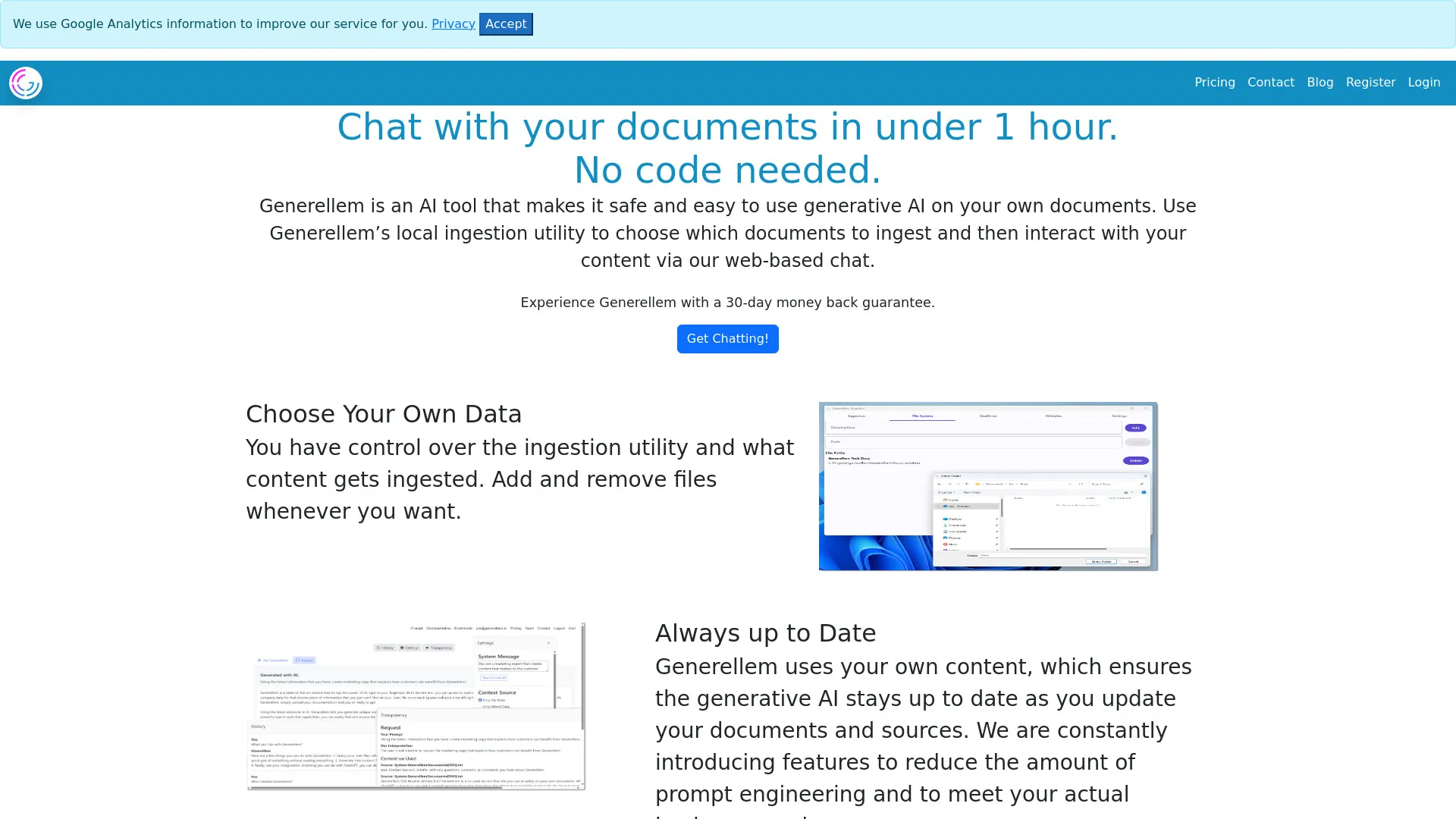 Generellem - Chatea con tus Documentos Usando IA | Creati.ai