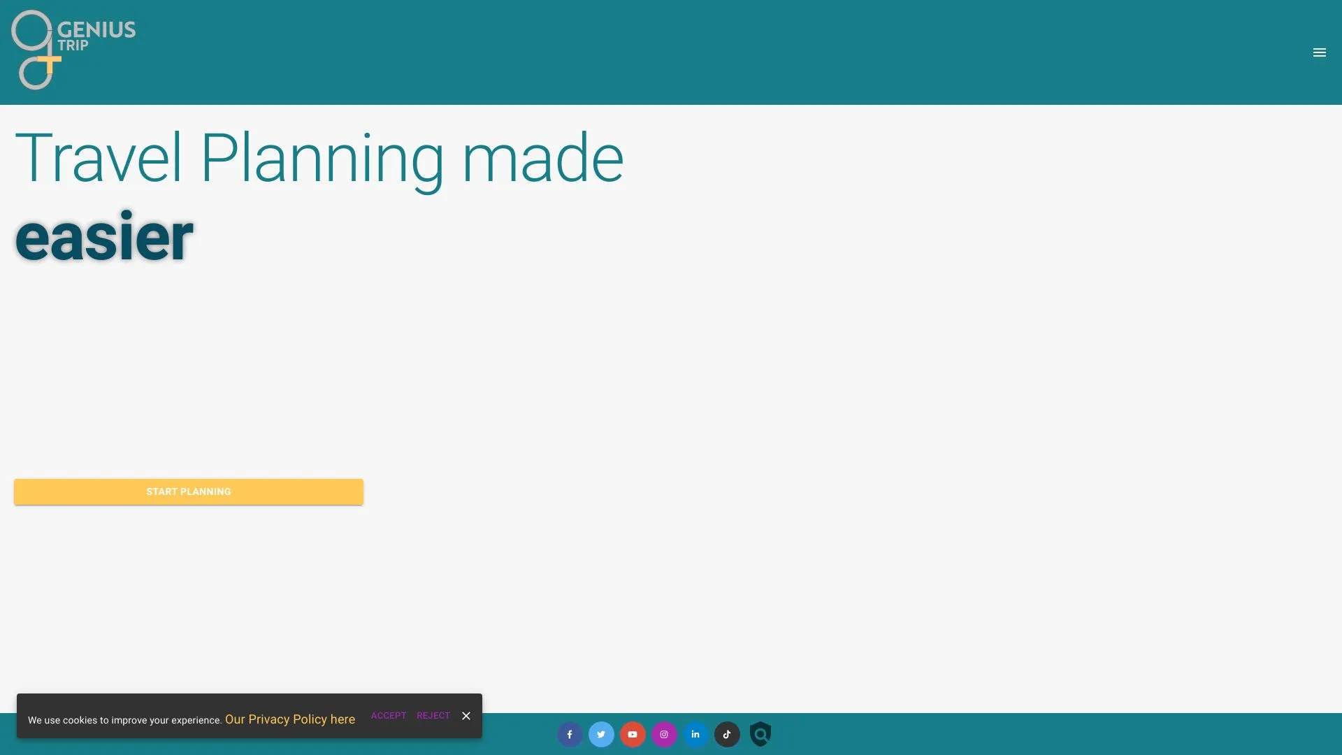 GeniusTrip - Planificación de viajes con IA, fácil | Creati.ai