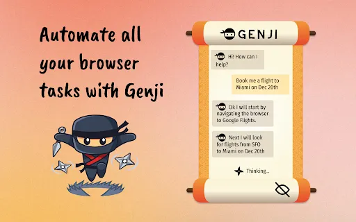 Genji AI Browser Assistant - Automate Your Tasks | Creati.ai
