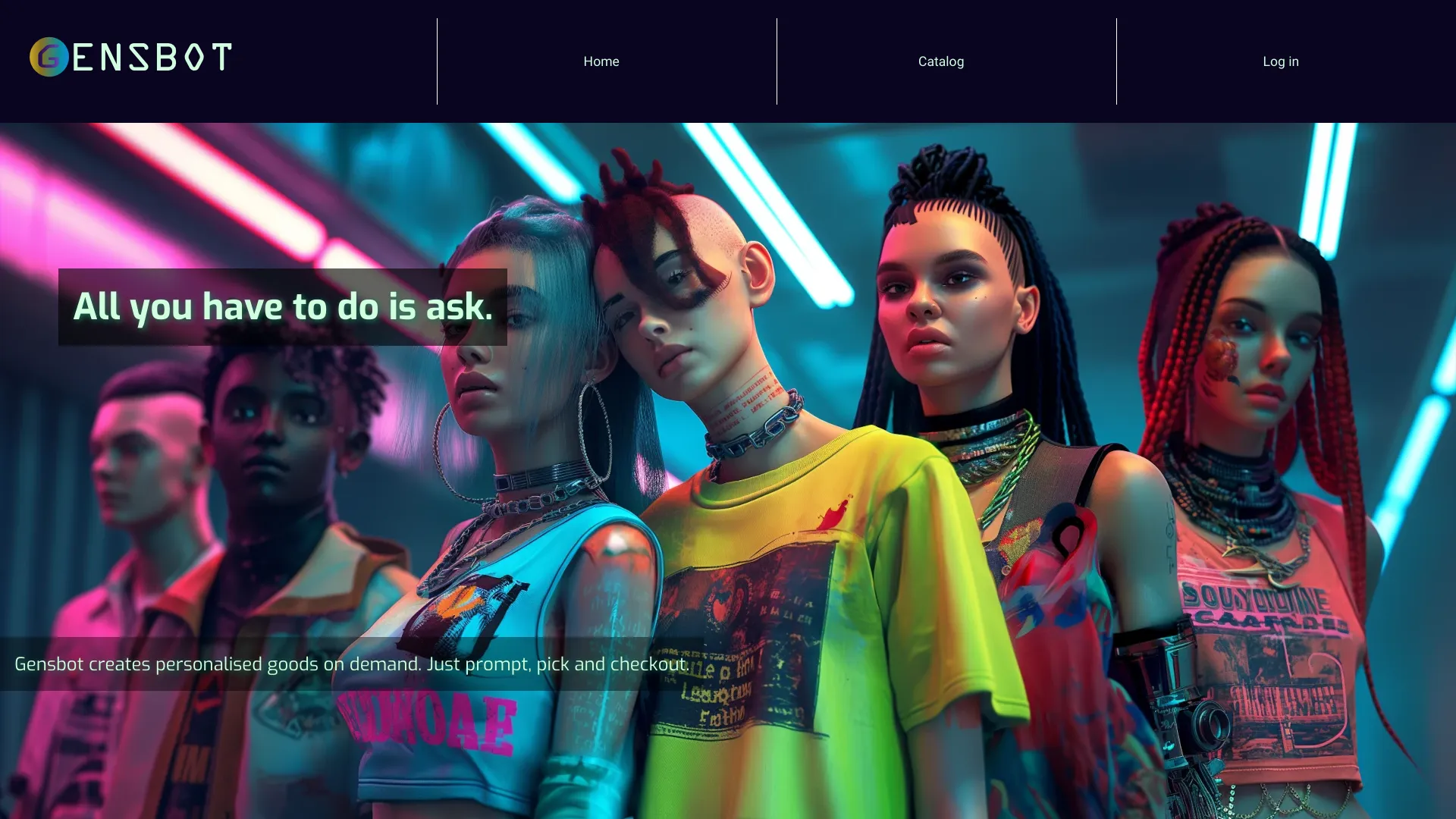 Gensbot - Custom AI-Generated Merchandise | Creati.ai