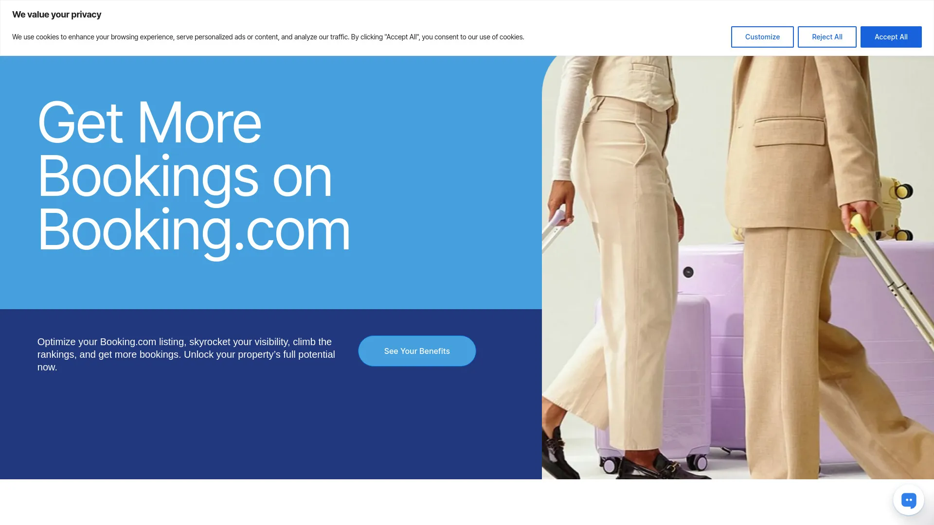 Optimiza tus anuncios en Booking.com con GetMoreBooking | Creati.ai