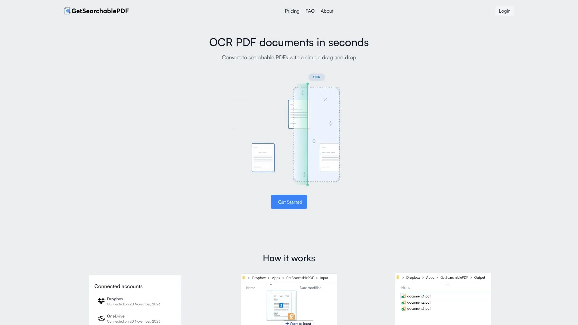 GetSearchablePDF - Convierte PDFs en Documentos Buscables | Creati.ai