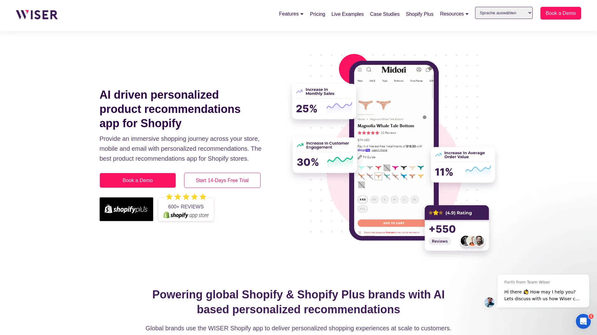 Wiser AI: Recomendaciones de Productos Inteligentes para Shopify ...