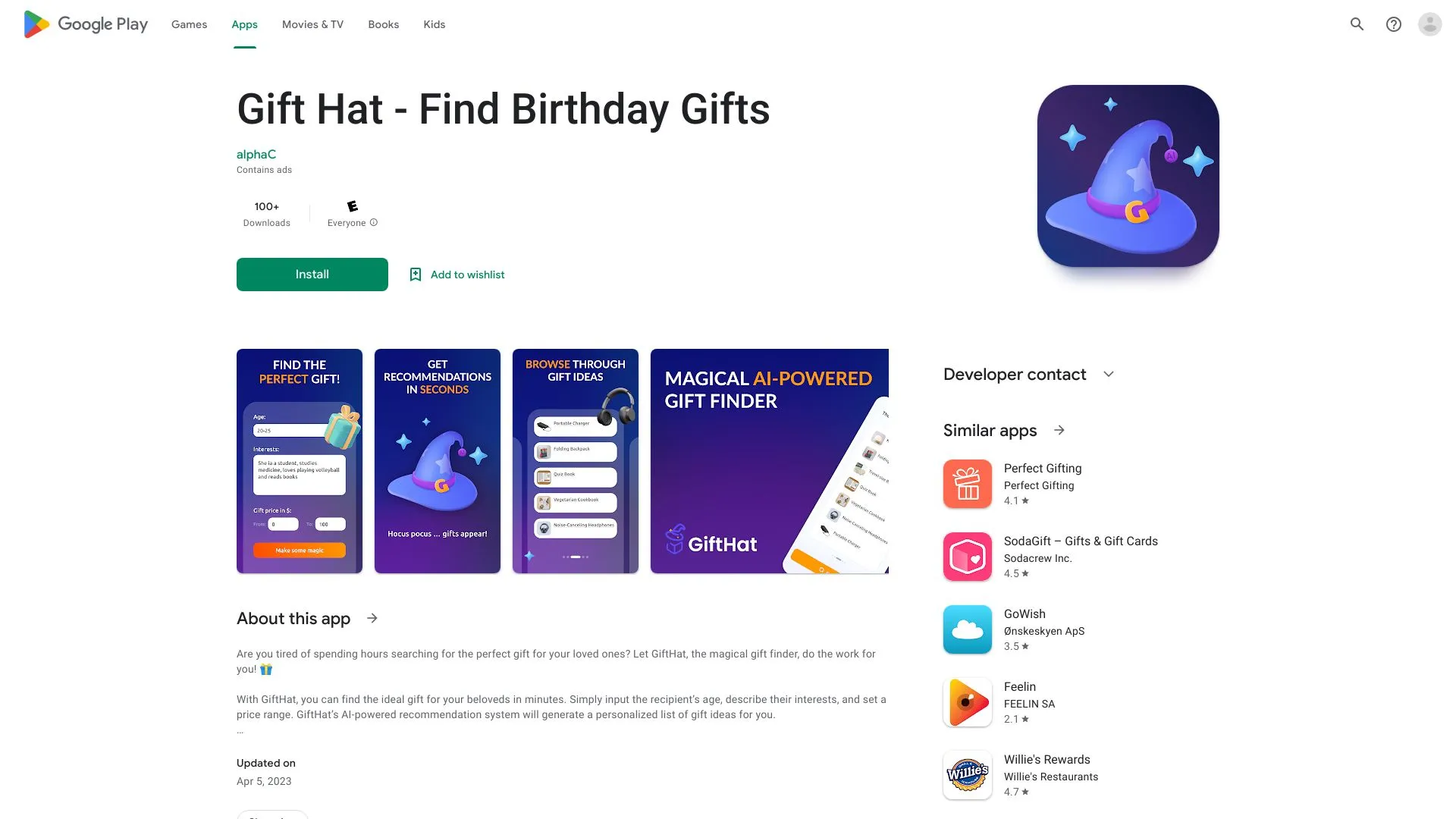 GiftHat: Your Personal Gift Recommendation App | Creati.ai