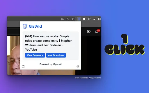 GistVid: Transforma Videos en Resúmenes y Q&A | Creati.ai