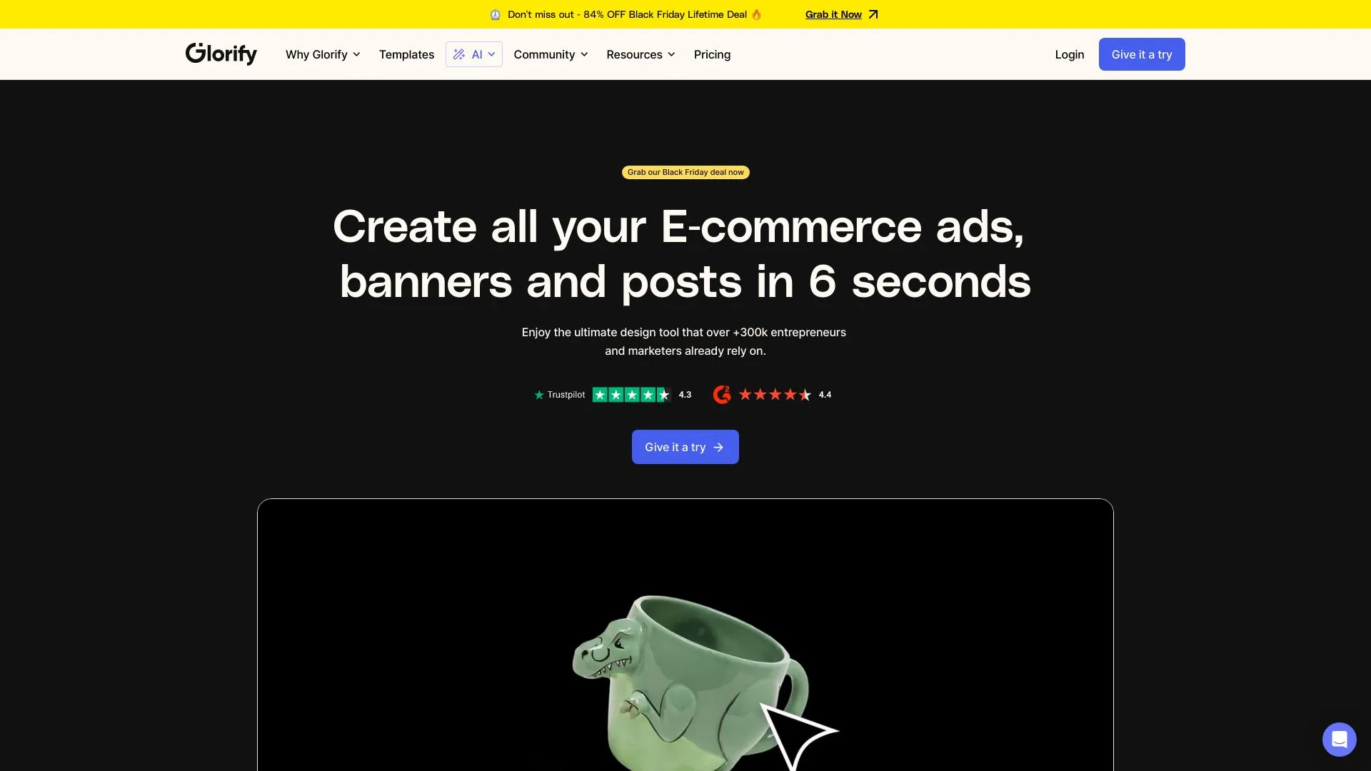 Glorify: Professional Graphic Design Tool | Creati.ai