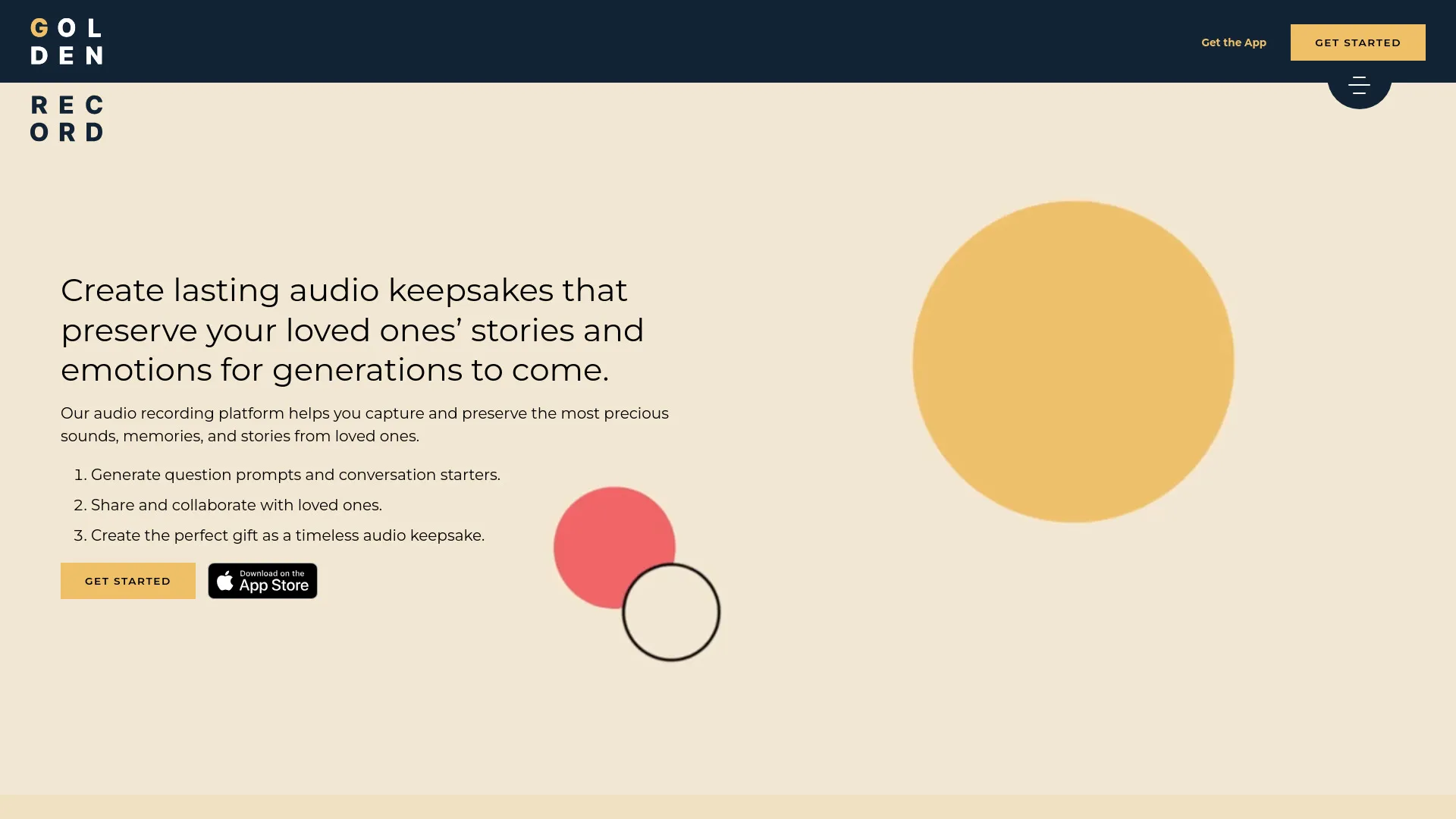 Golden Record: Preserving Cherished Audio Memories | Creati.ai