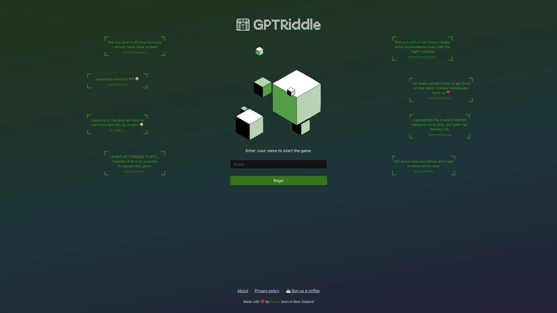 GPTriddle - The Ultimate Online Escape Room Challenge | Creati.ai