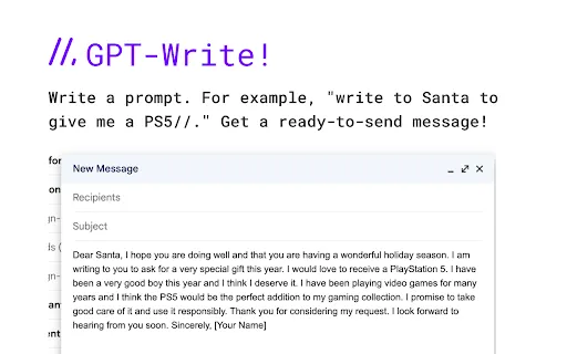 GPT-Write: Asistente de Correo Electrónico Impulsado por IA para Chrome | Creati.ai