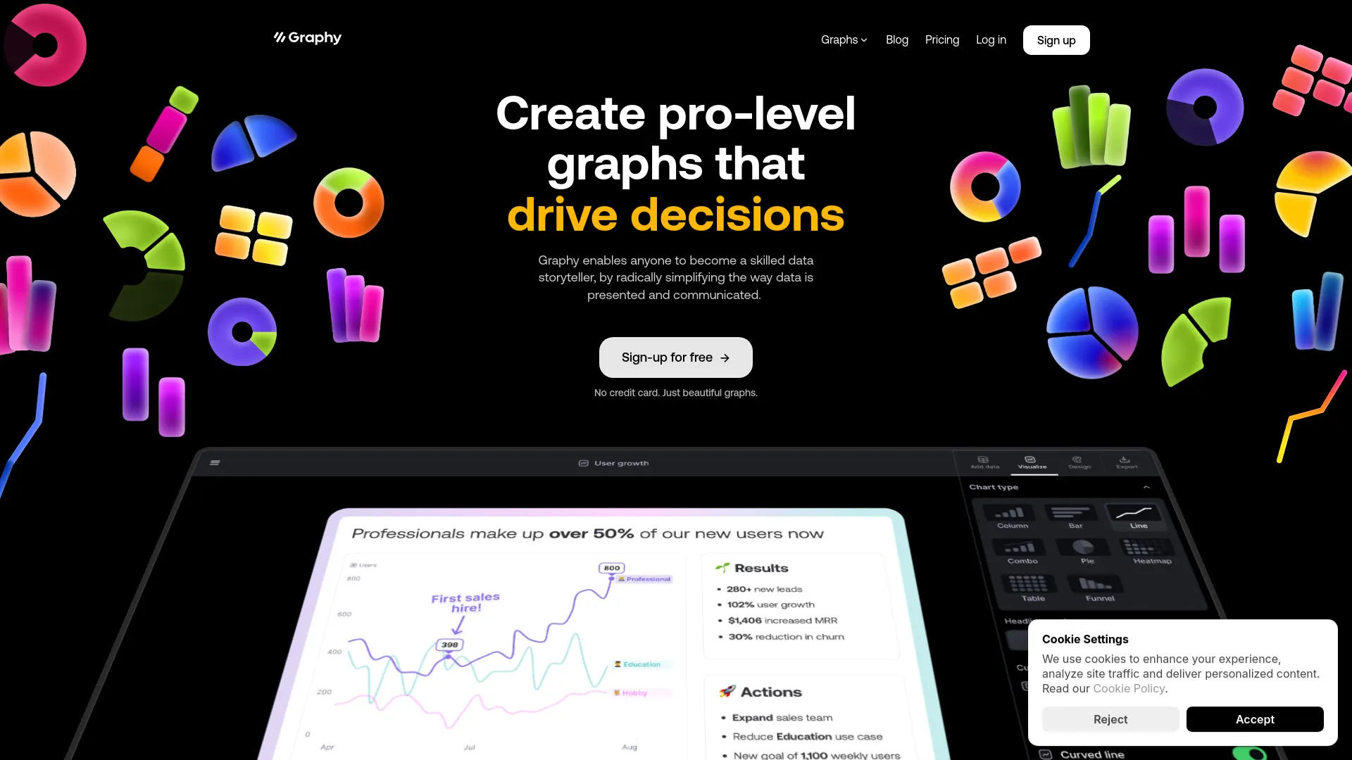 Graphy: Simplify Data Storytelling with Beautiful Graphs | Creati.ai