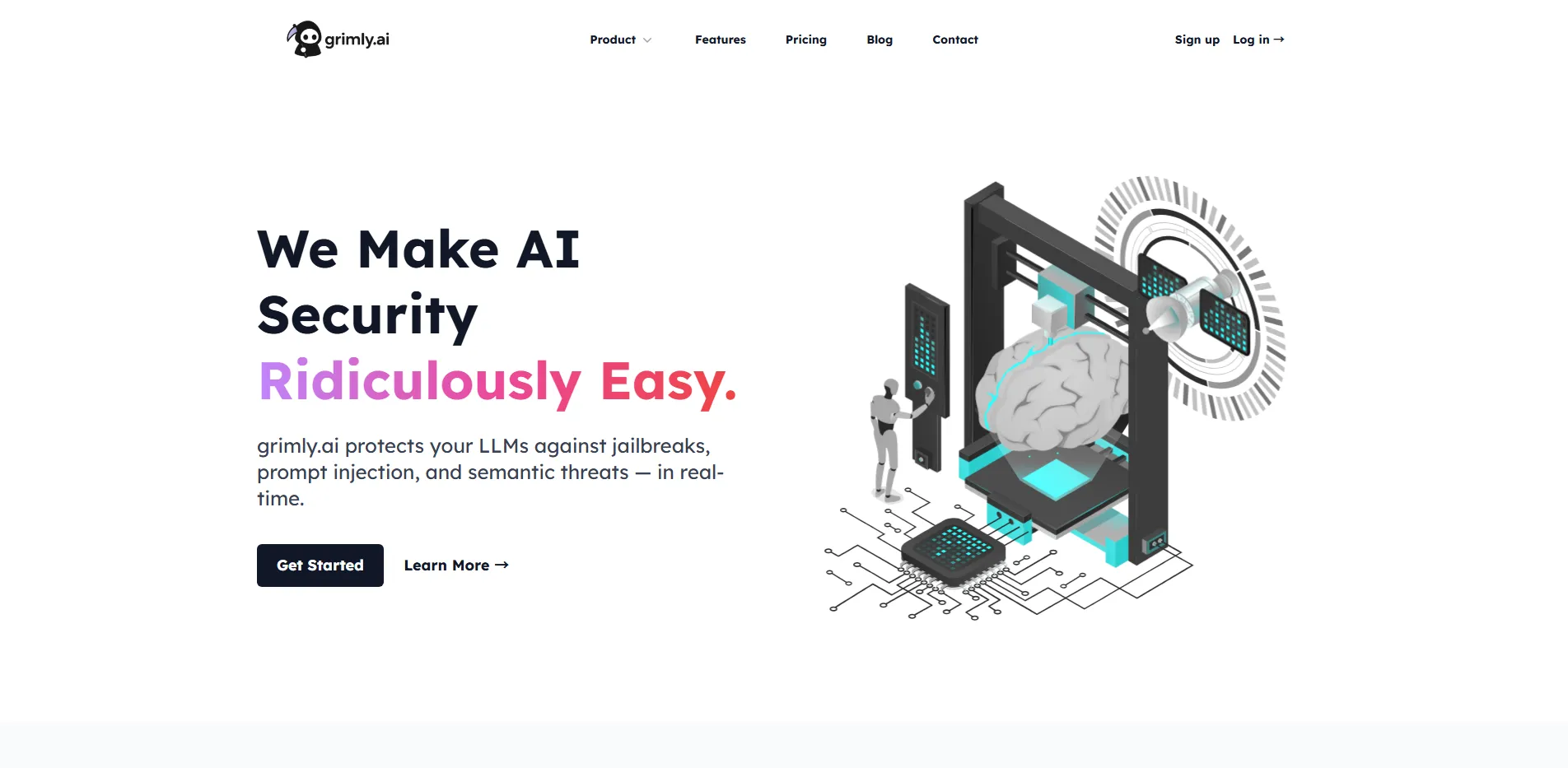 Grimly AI - Soluciones de Chatbot Inteligentes | Creati.ai