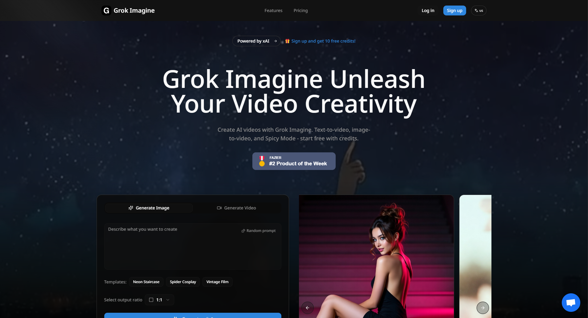GrokImagine — Fast AI Text-to-Image Generator for Creatives | Creati.ai