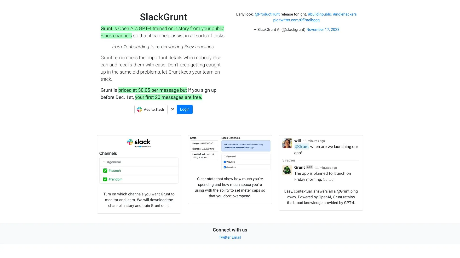SlackGrunt – Tu asistente de IA para una colaboración mejorada en Slack | Creati.ai