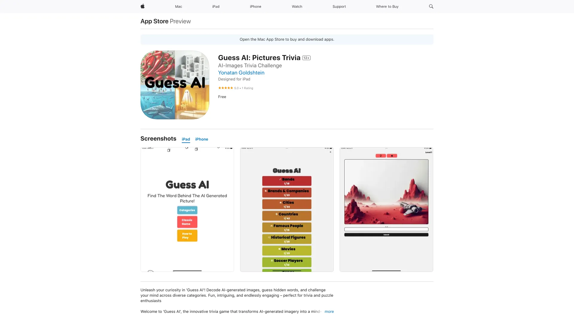 Guess AI Pictures Trivia - Decode AI-Generated Images | Creati.ai