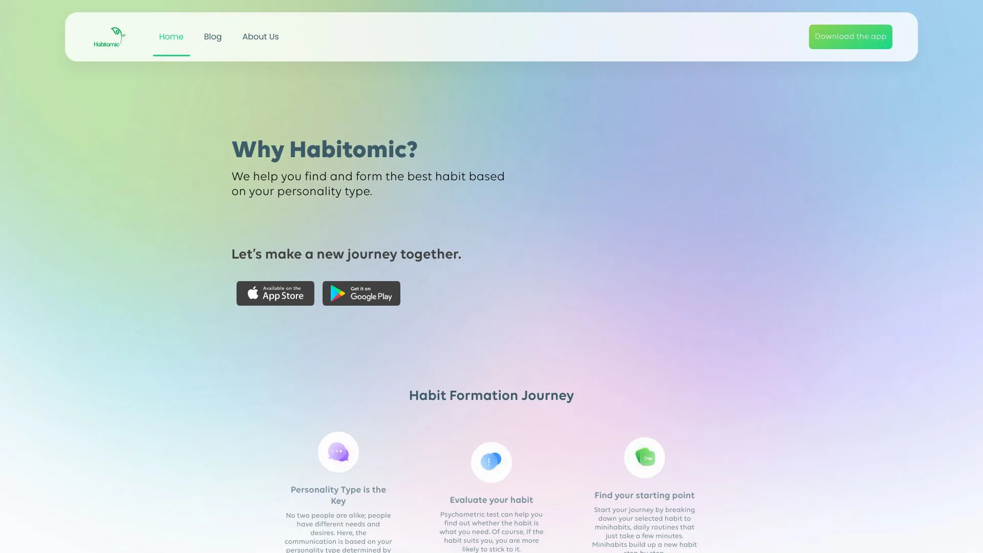 Habitomic: AI-Powered Habit Forming App | Creati.ai