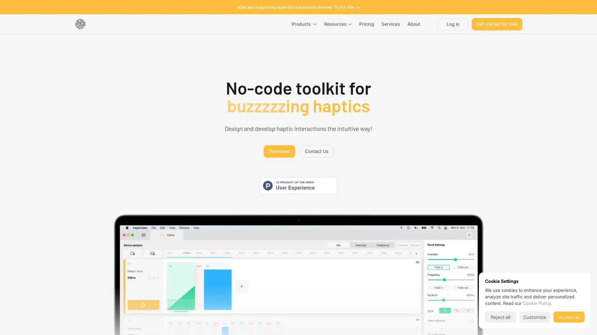 Hapticlabs - No-Code Haptic Design and Development | Creati.ai