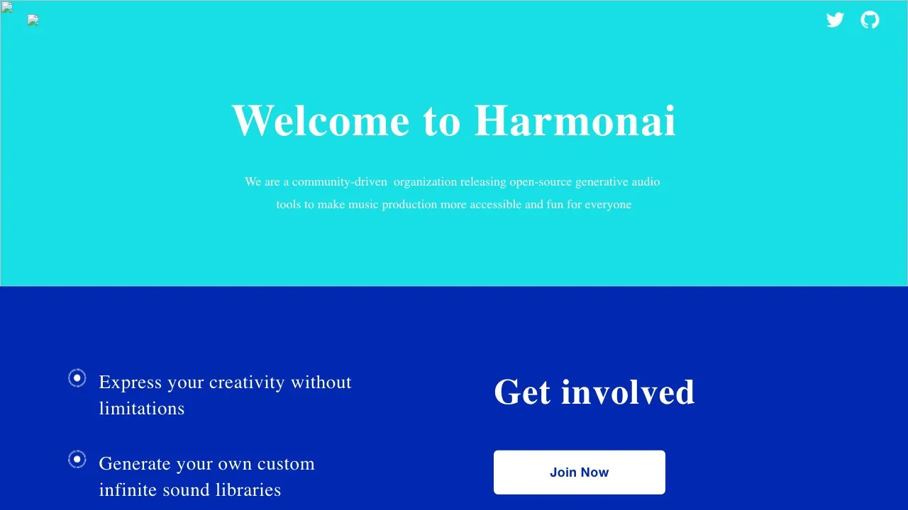 Harmonai: Herramientas de Audio Generativas de Código Abierto | Creati.ai