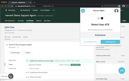 HarverX - Seamless ATS Integration Tool | Creati.ai