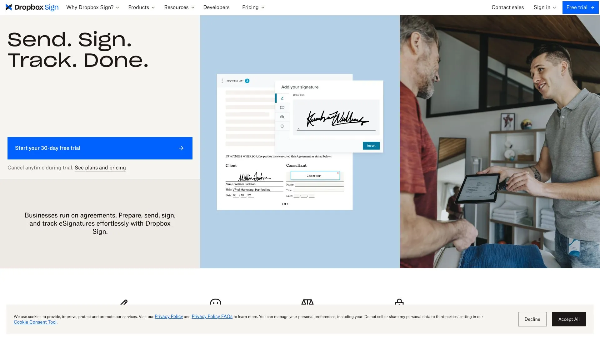 Solución líder en eSignature – HelloSign (Dropbox Sign) | Creati.ai